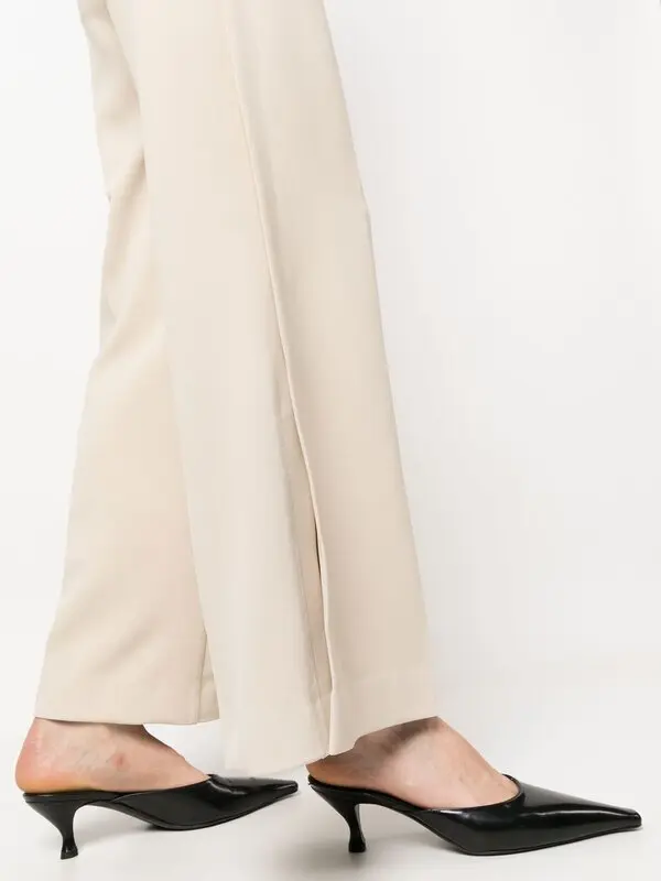 BLANCA VITA Overlapping-panel Palazzo Pants - Neutrals