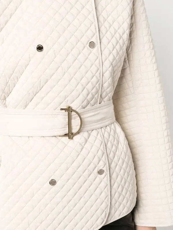 MOORER Double-breasted Quilted Jacket