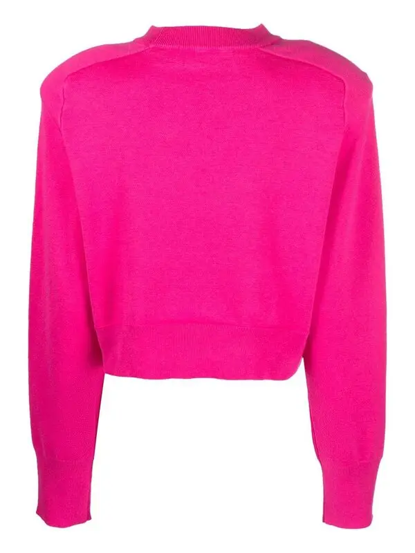 ROTATE BY BIRGER CHRISTENSEN Shandy Rhinestone-embellished Jumper - Pink