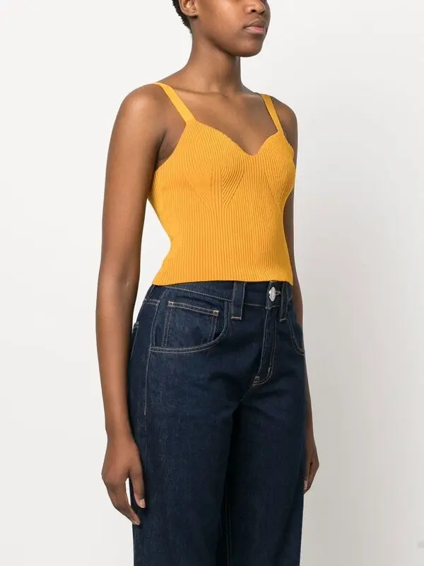 Vince Ribbed-knit Bralette Top