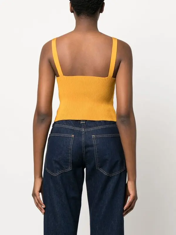 Vince Ribbed-knit Bralette Top
