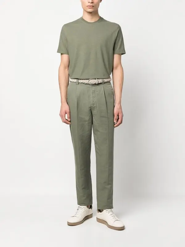 ZANONE Classic Cotton T-shirt - Green
