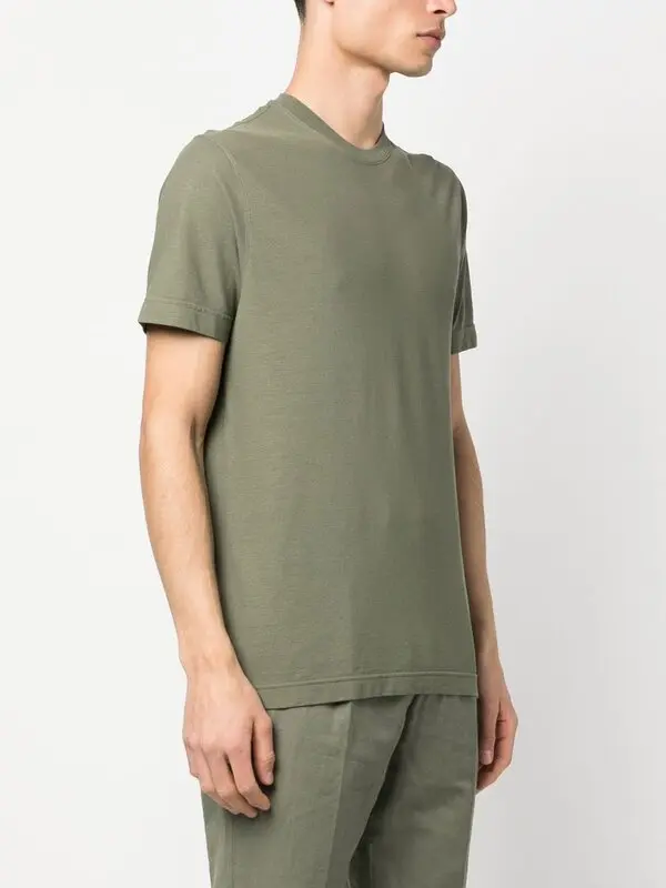 ZANONE Classic Cotton T-shirt - Green