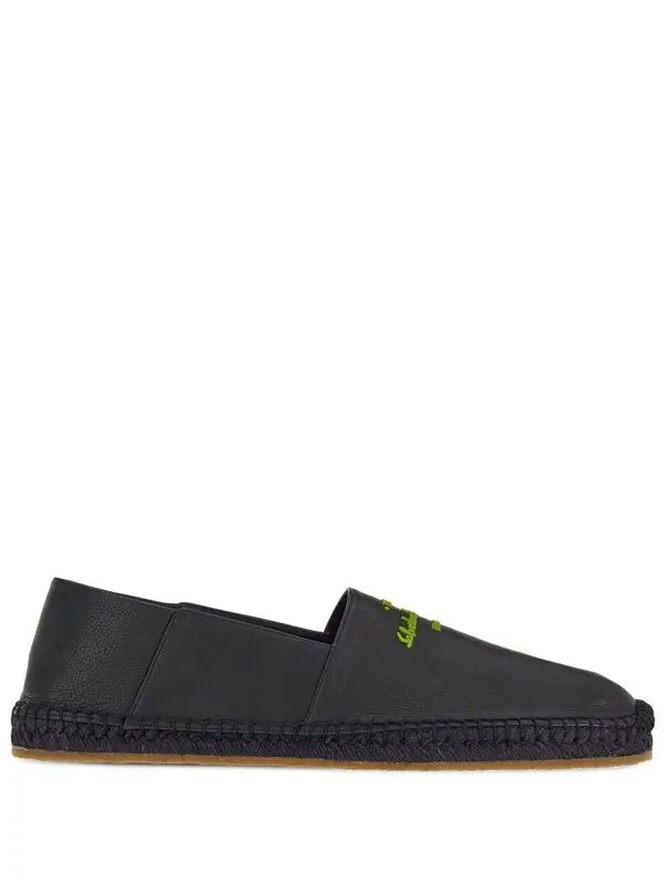 FERRAGAMO Soft Leather Espadrilles