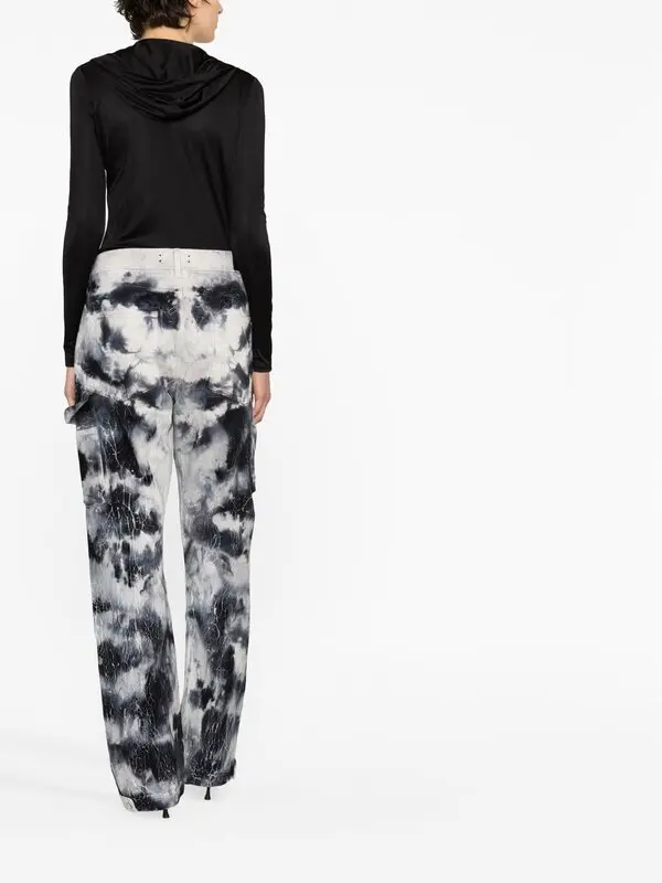 Versace Cowl-neck Long-sleeved Bodysuit