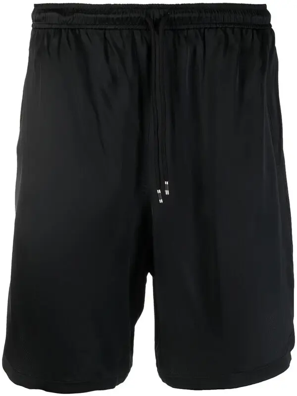 LANEUS Elasticated Waistband Cotton Shorts