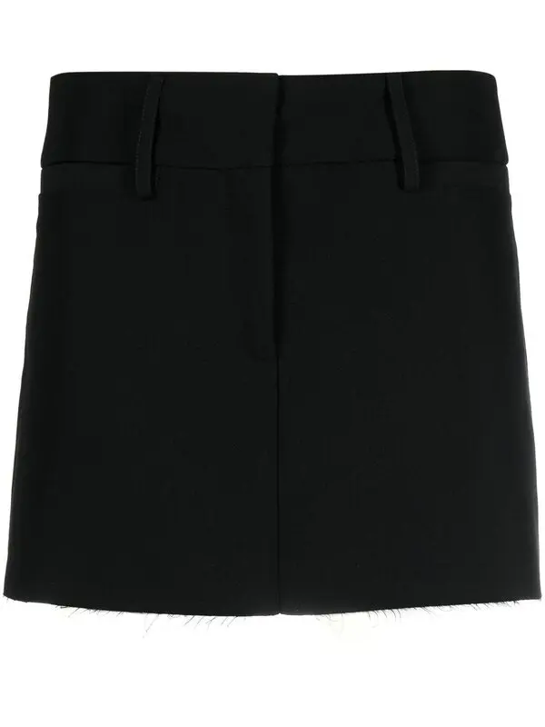 BLANCA VITA Mini Skirt - Black