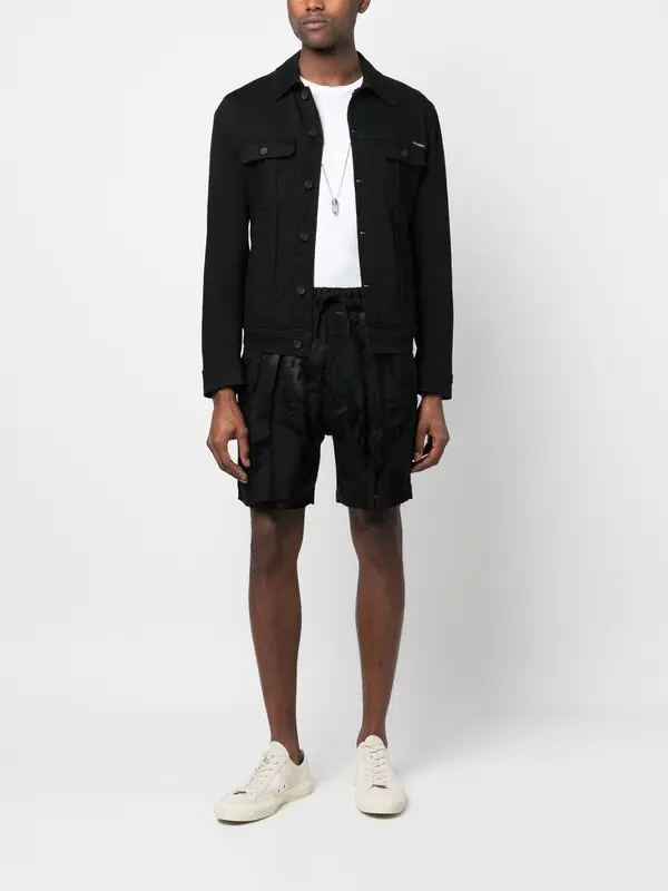 TOM FORD Leaf-print Above-knee Length Shorts