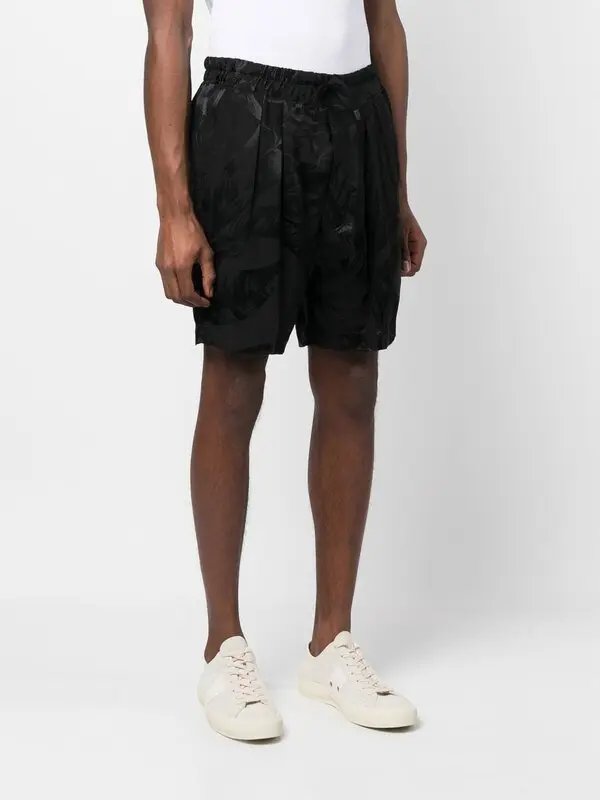 TOM FORD Leaf-print Above-knee Length Shorts
