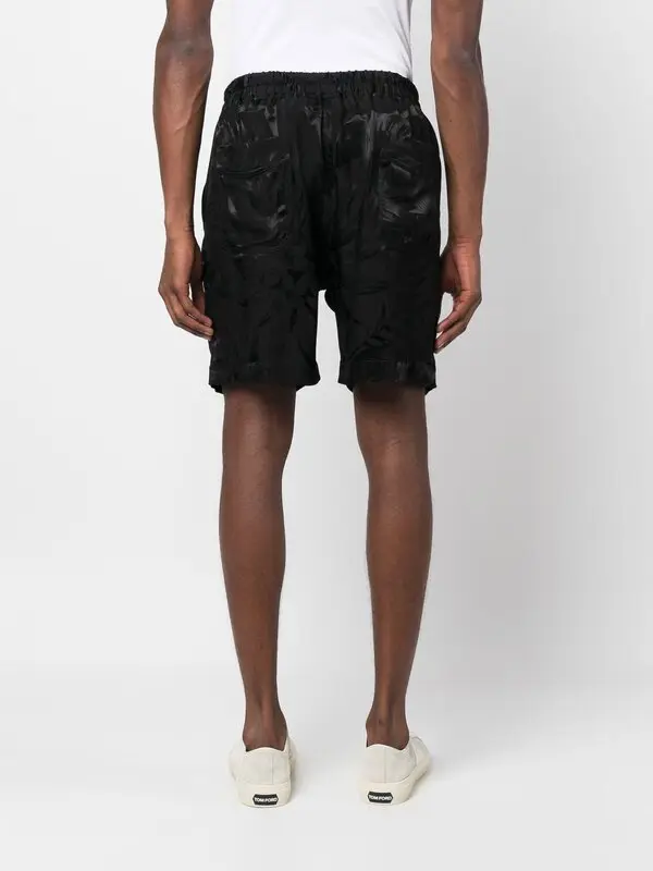 TOM FORD Leaf-print Above-knee Length Shorts
