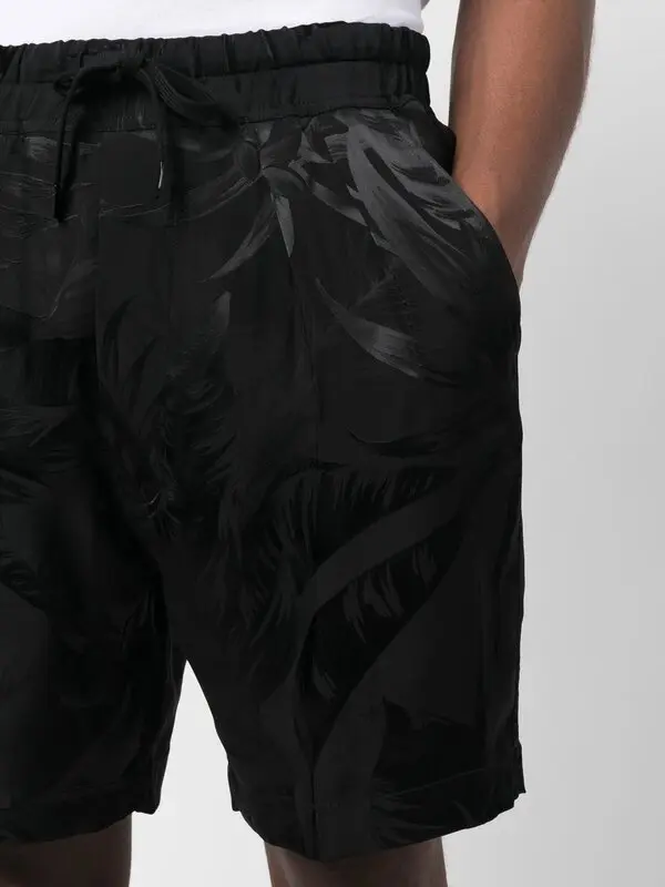 TOM FORD Leaf-print Above-knee Length Shorts
