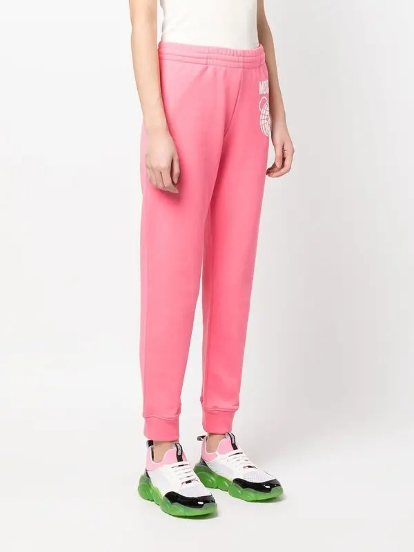 Moschino Teddy Bear Organic Cotton Track Trousers