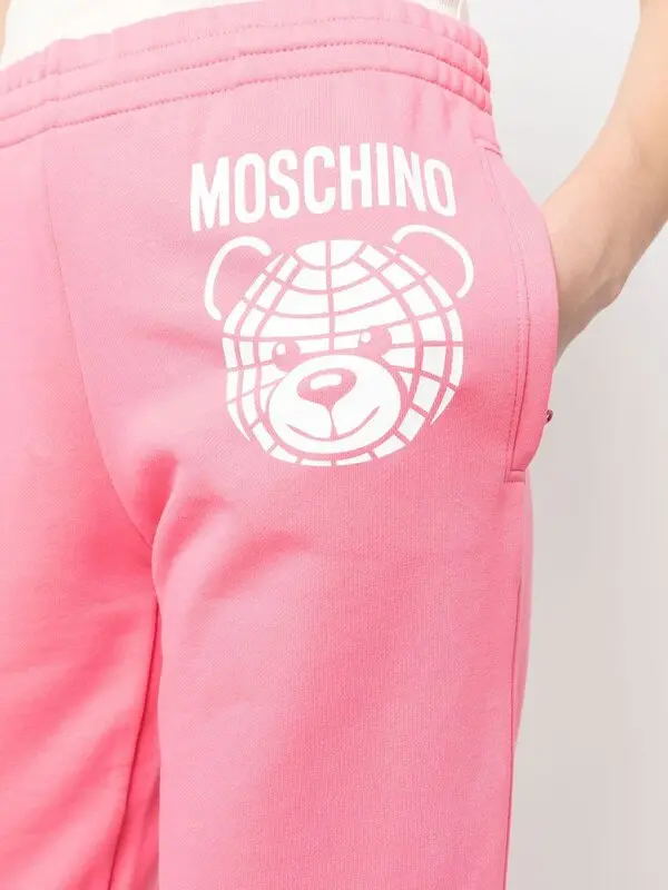 Moschino Teddy Bear Organic Cotton Track Trousers