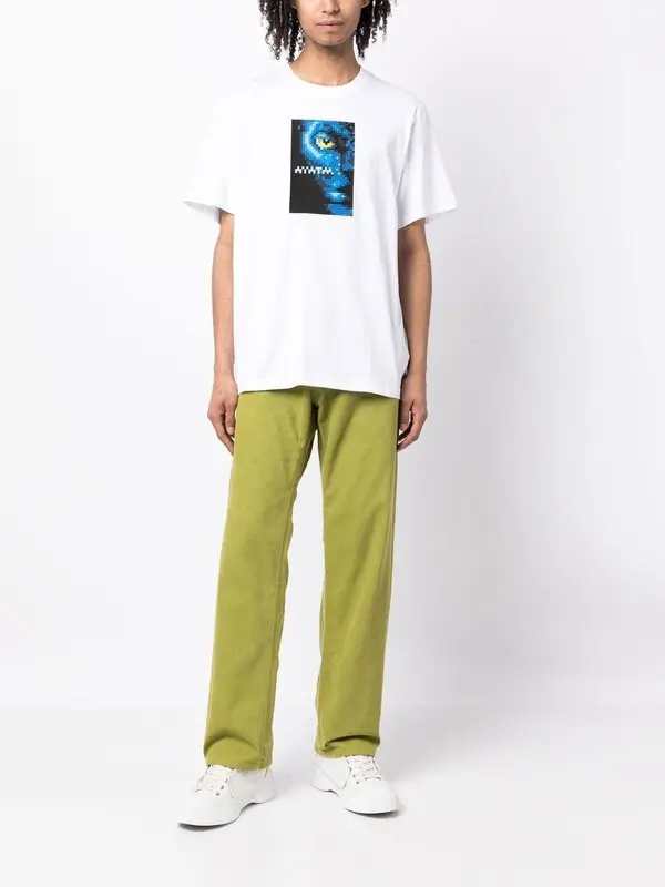 MOSTLY HEARD RARELY SEEN Blue People Cotton T-shirt