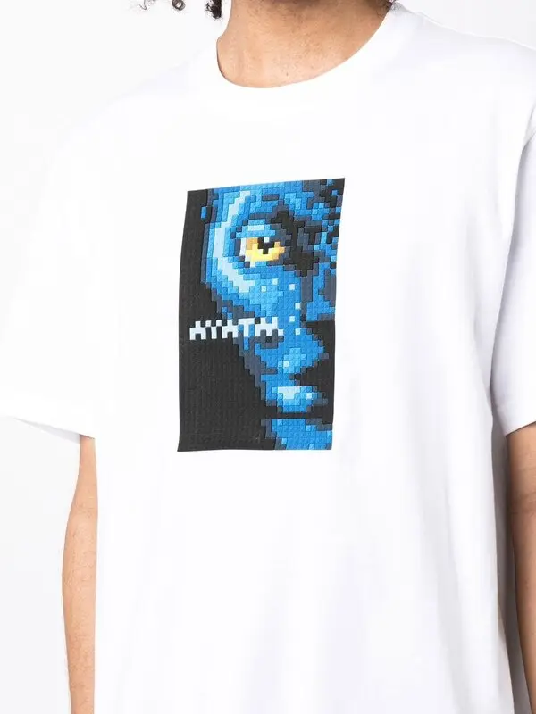 MOSTLY HEARD RARELY SEEN Blue People Cotton T-shirt