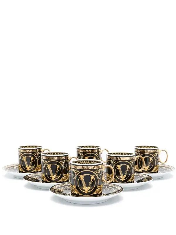 Versace Virtus Gala Espresso Cup And Saucer