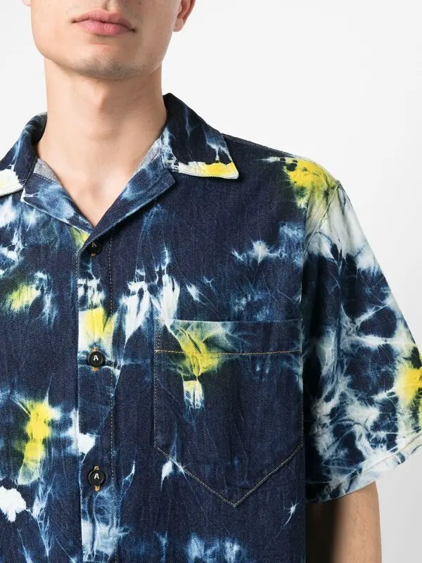 Alanui Abstract-print Shirt-sleeve Shirt