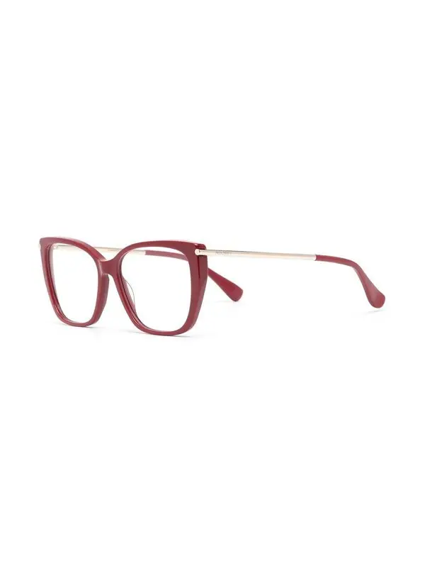 Max Mara Cat-eye Frame Eyeglasses - Red