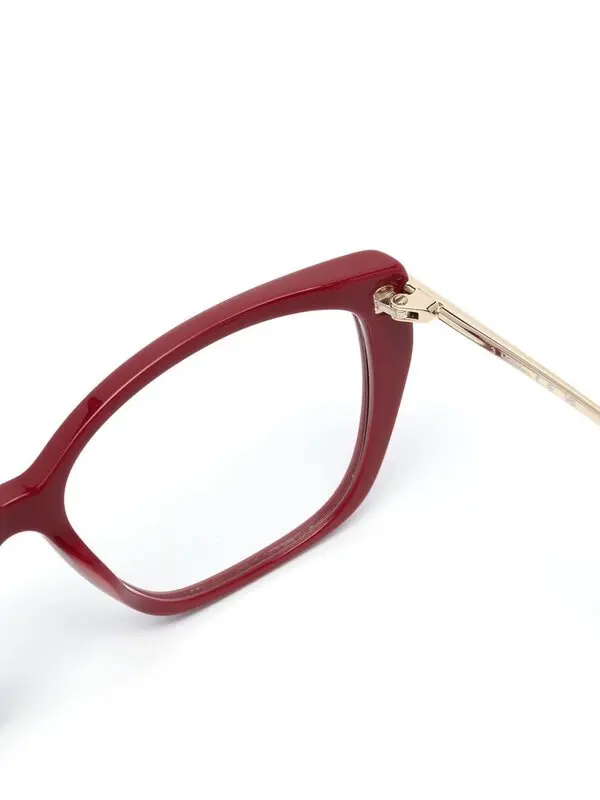 Max Mara Cat-eye Frame Eyeglasses - Red