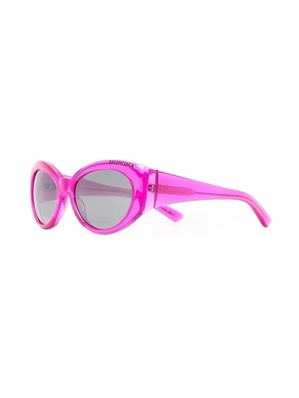 Balenciaga Debossed-logo Cat-eye Sunglasses