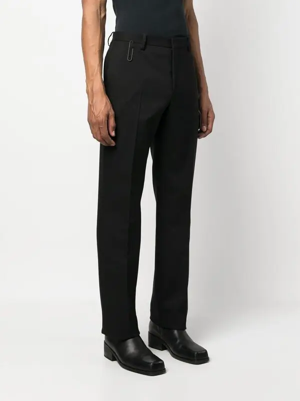 Off-White Paper Clip Slim-cut Trousers