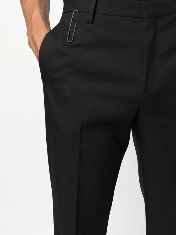 Off-White Paper Clip Slim-cut Trousers