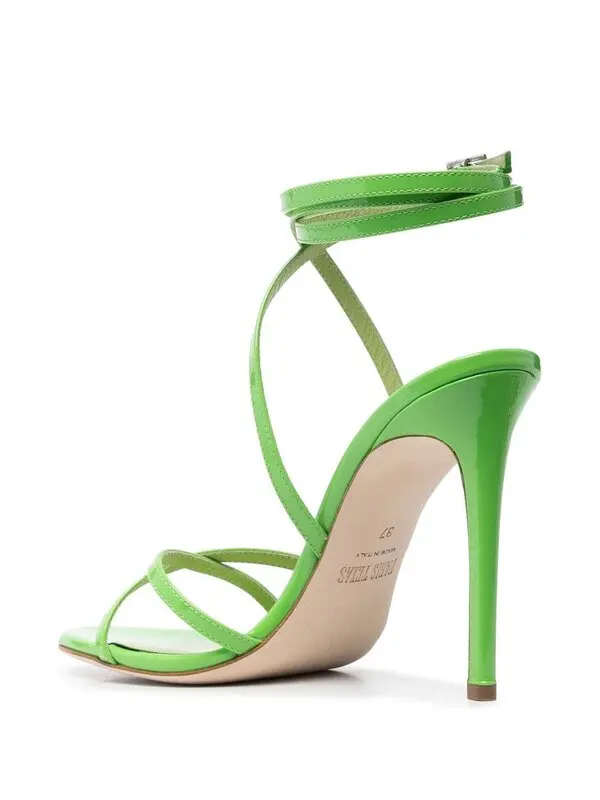 Paris Texas 110mm Lace-up Sandals