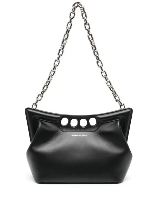 Alexander McQueen The Peak Mini Bag - Black