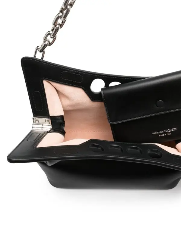 Alexander McQueen The Peak Mini Bag - Black