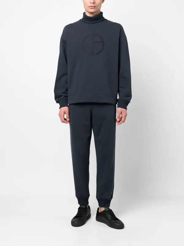 Giorgio Armani Drawstring Wool Track Pants