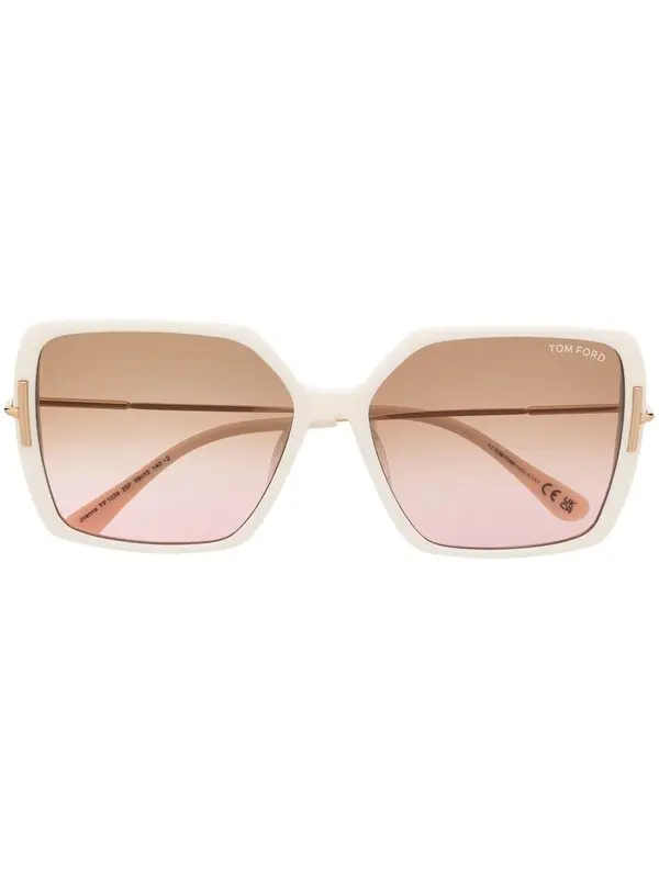 TOM FORD Square-shaped Sunglasses - Neutrals
