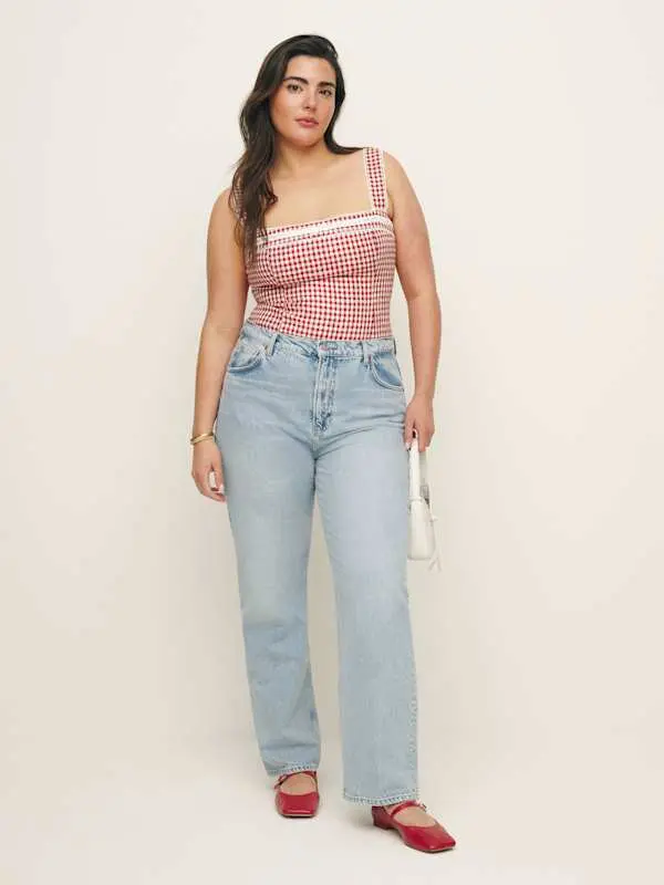 REFORMATION Eloise Linen Top