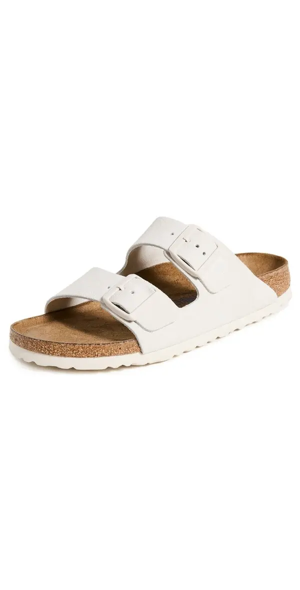BIRKENSTOCK Arizona Soft Footbed Sandals - Antique White