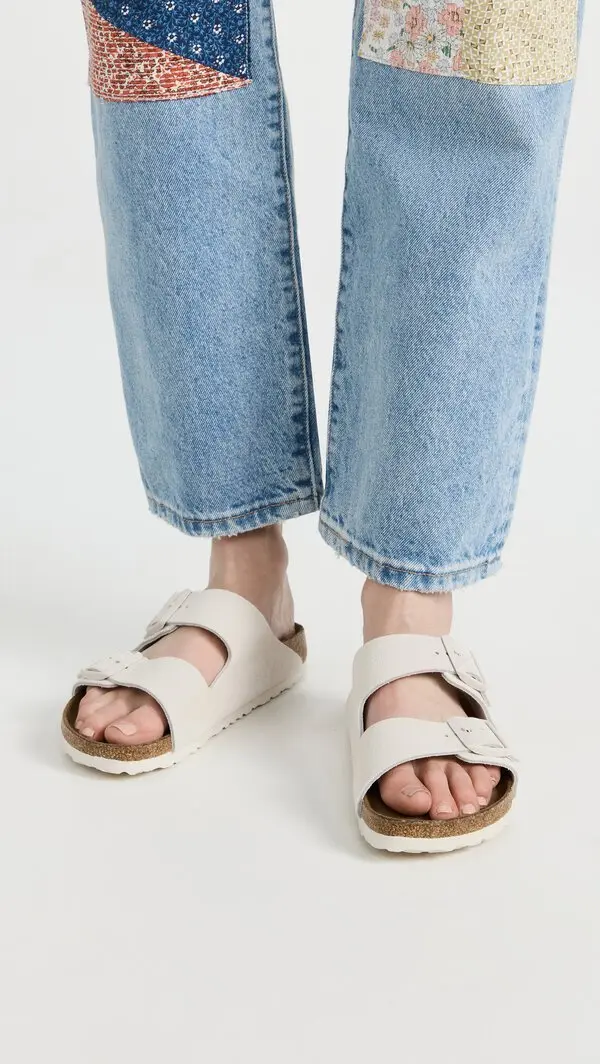 BIRKENSTOCK Arizona Soft Footbed Sandals - Antique White
