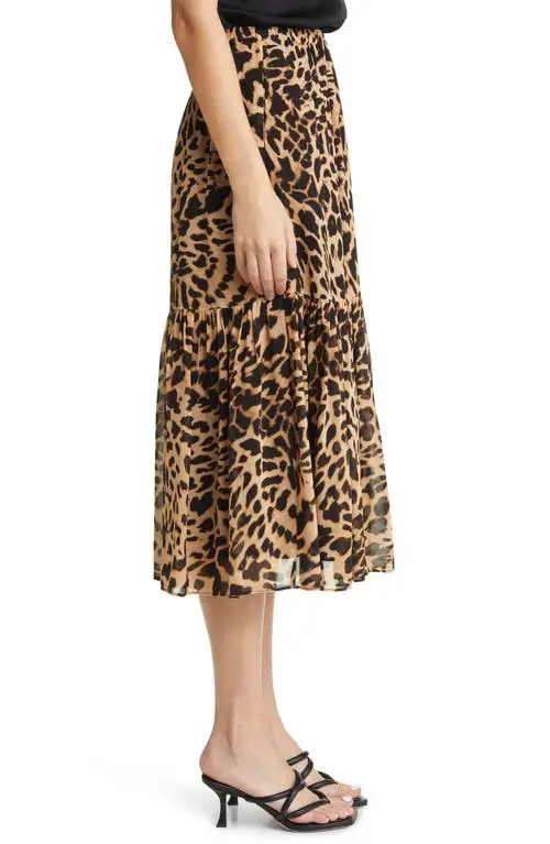 Kobi Halperin Flora Tiered Midi Skirt