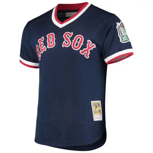 Mitchell & Ness Pedro Martinez Boston Red Sox 1999 Cooperstown Collection Mesh Batting Practice Jersey