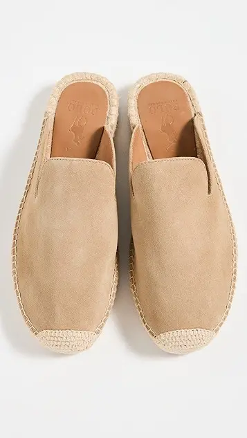 Ralph Lauren Cevio Suede Clogs