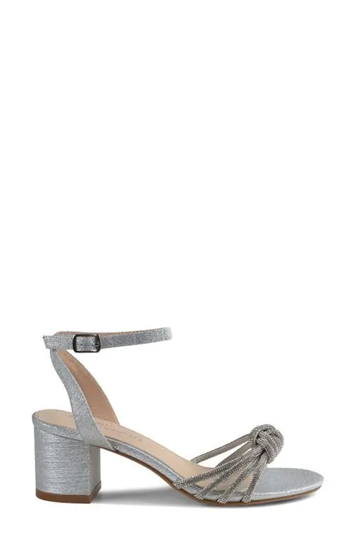 TOUCH UPS Libra Ankle Strap Sandal - Silver