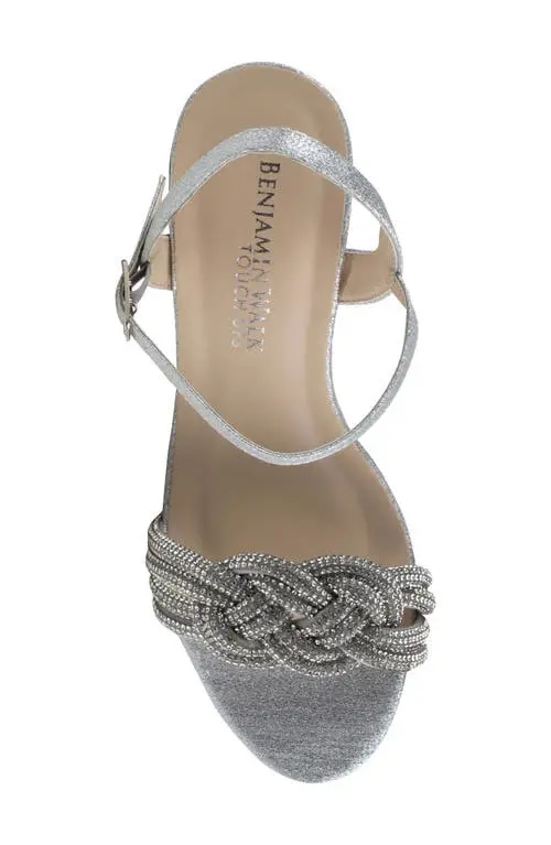 TOUCH UPS Gemini Platform Wedge Sandal - Silver