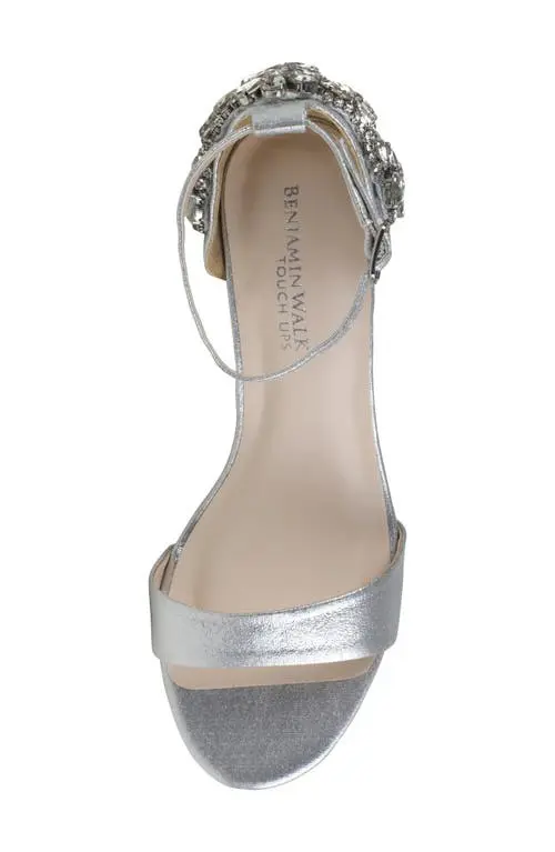 TOUCH UPS Olivia Ankle Strap Sandal - Silver