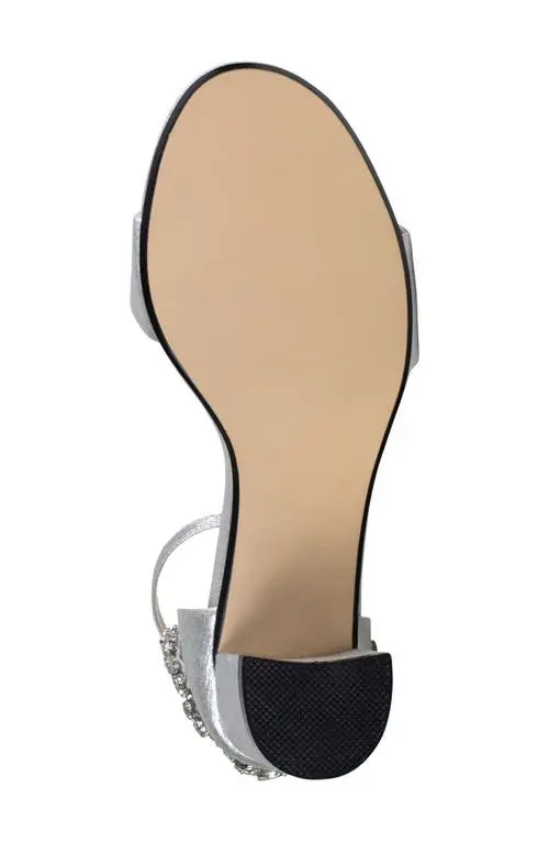 TOUCH UPS Olivia Ankle Strap Sandal - Silver