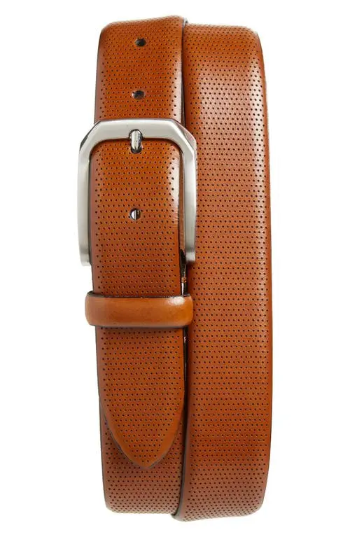 Johnston & Murphy Calfskin Belt - Tan