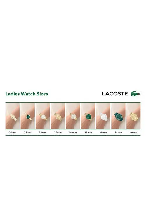 Lacoste 12.12 42mm Silicone Strap Watch - Black