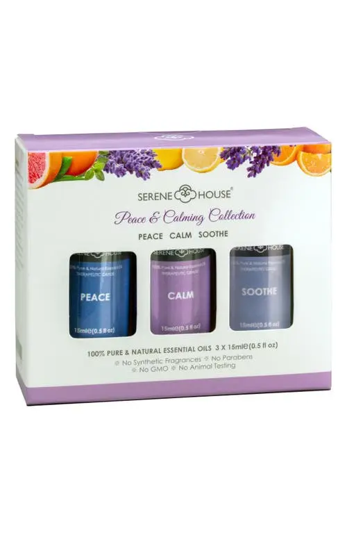 SERENE HOUSE Peace & Calming 3-pack Essential Oils