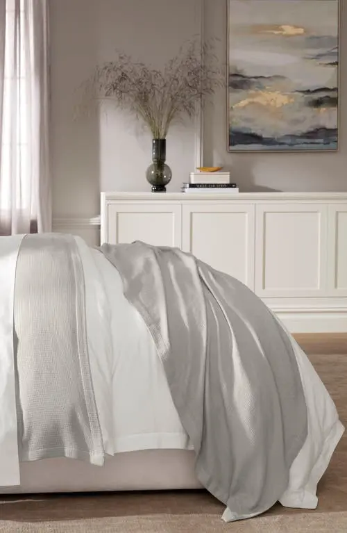 BOLL & BRANCH Lightweight Bed Blanket - Pewter