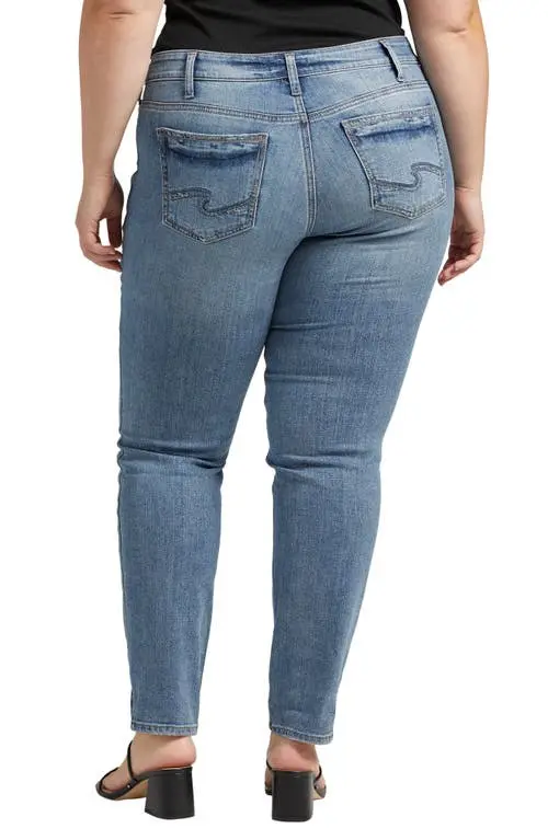 SILVER JEANS CO. Suki Straight Leg Jeans - Indigo