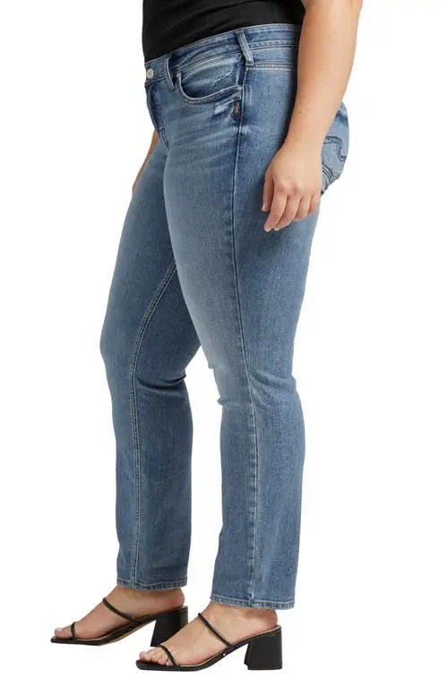 SILVER JEANS CO. Suki Straight Leg Jeans - Indigo