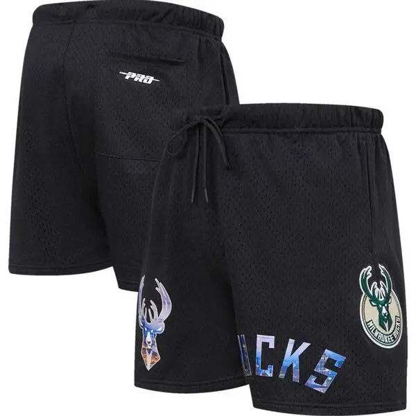 PRO STANDARD Milwaukee Bucks City Scape Mesh Shorts