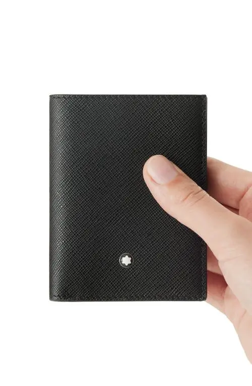 Montblanc Mini Sartorial Leather Bifold Wallet - Black