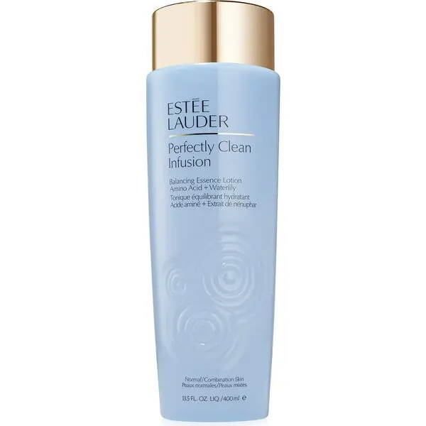 Estée Lauder Perfectly Clean Infusion Balancing Skin Essence Face Lotion Toner With Amino Acid + Waterlily $101.46 Value - No Color
